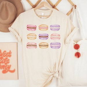 Macaron Shirt Cottagecore Aesthetic Dessert Tshirt Macaron Dealer ...