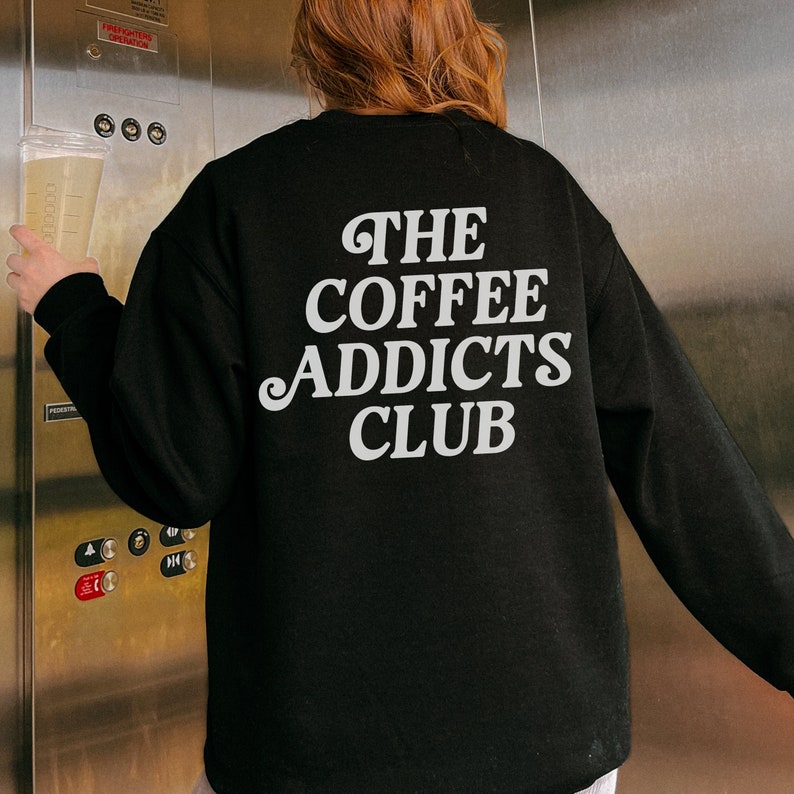Coffee Crewneck, Iced Coffee Lover Shirt, Espresso Lover Gift, Barista ...