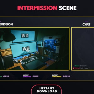 Killjoy Animated Stream Pack | 6 Scenes | Perfect for OBS & Streamlabs ...