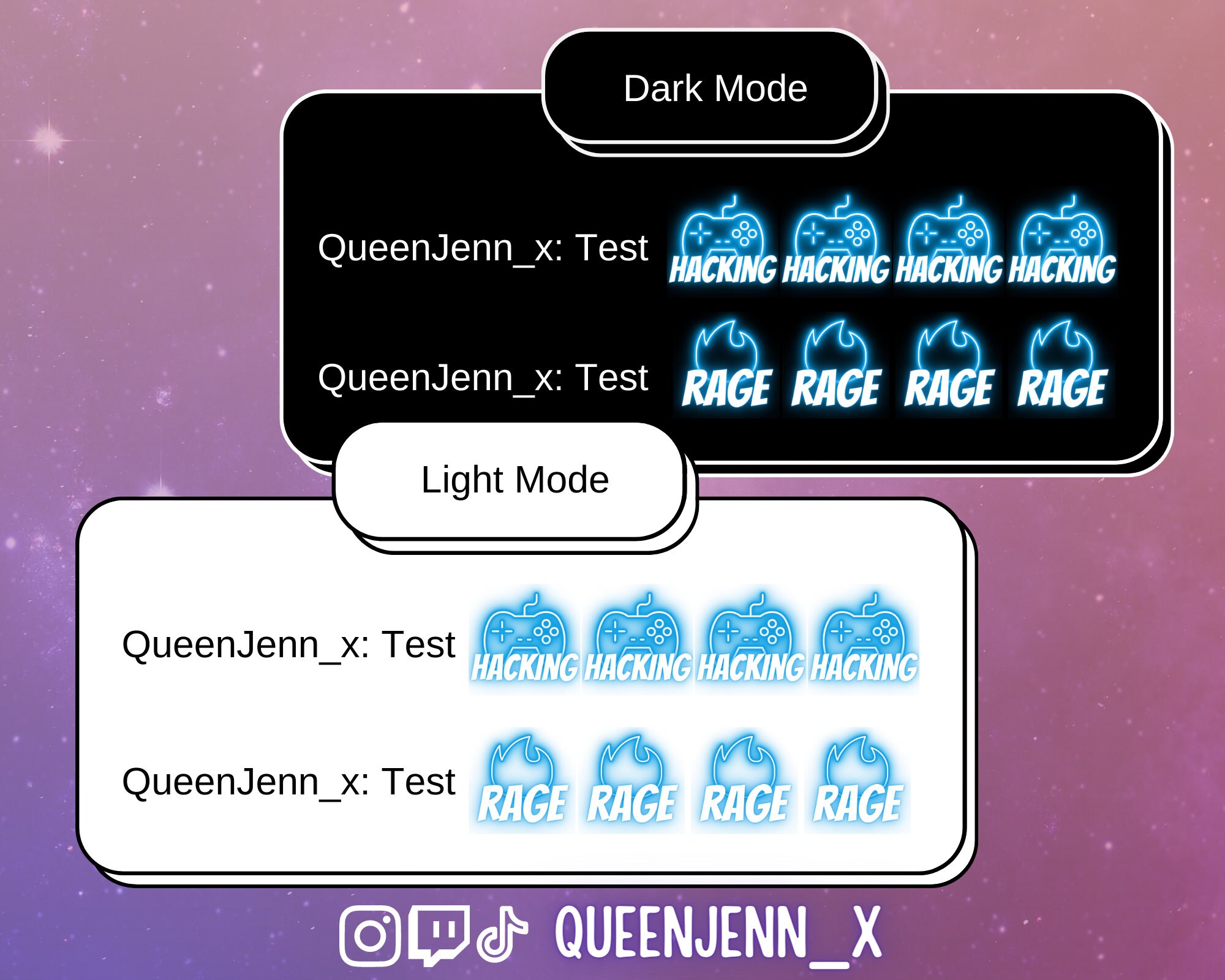 Twitch Emote Bundle: Hacking & Rage Chat Emotes (digital Download) - Etsy