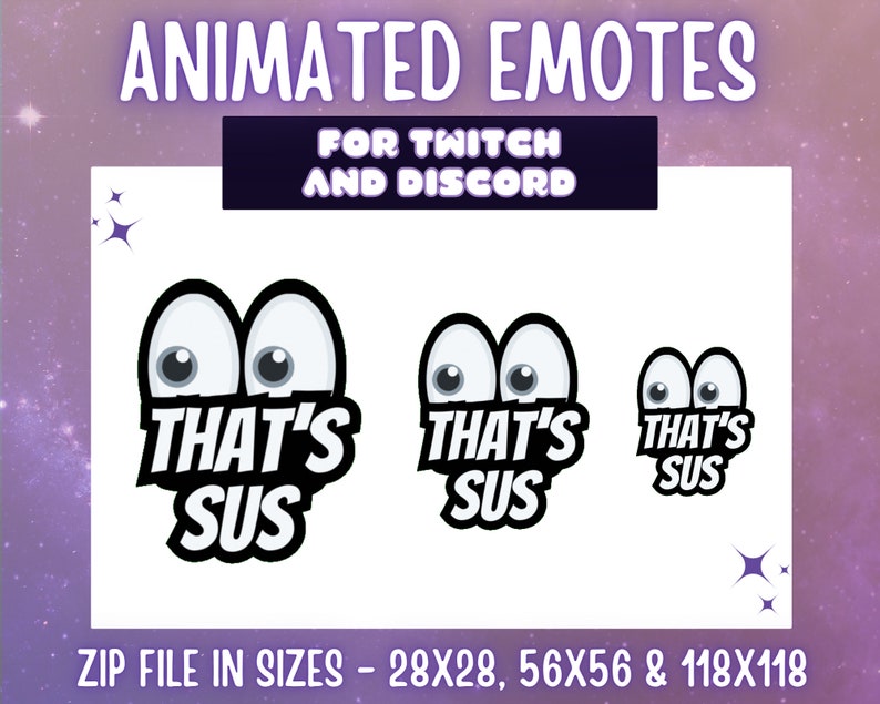 That's Sus Eyes Emote Animated | Sus Emote | Chat Emotes | Twitch ...