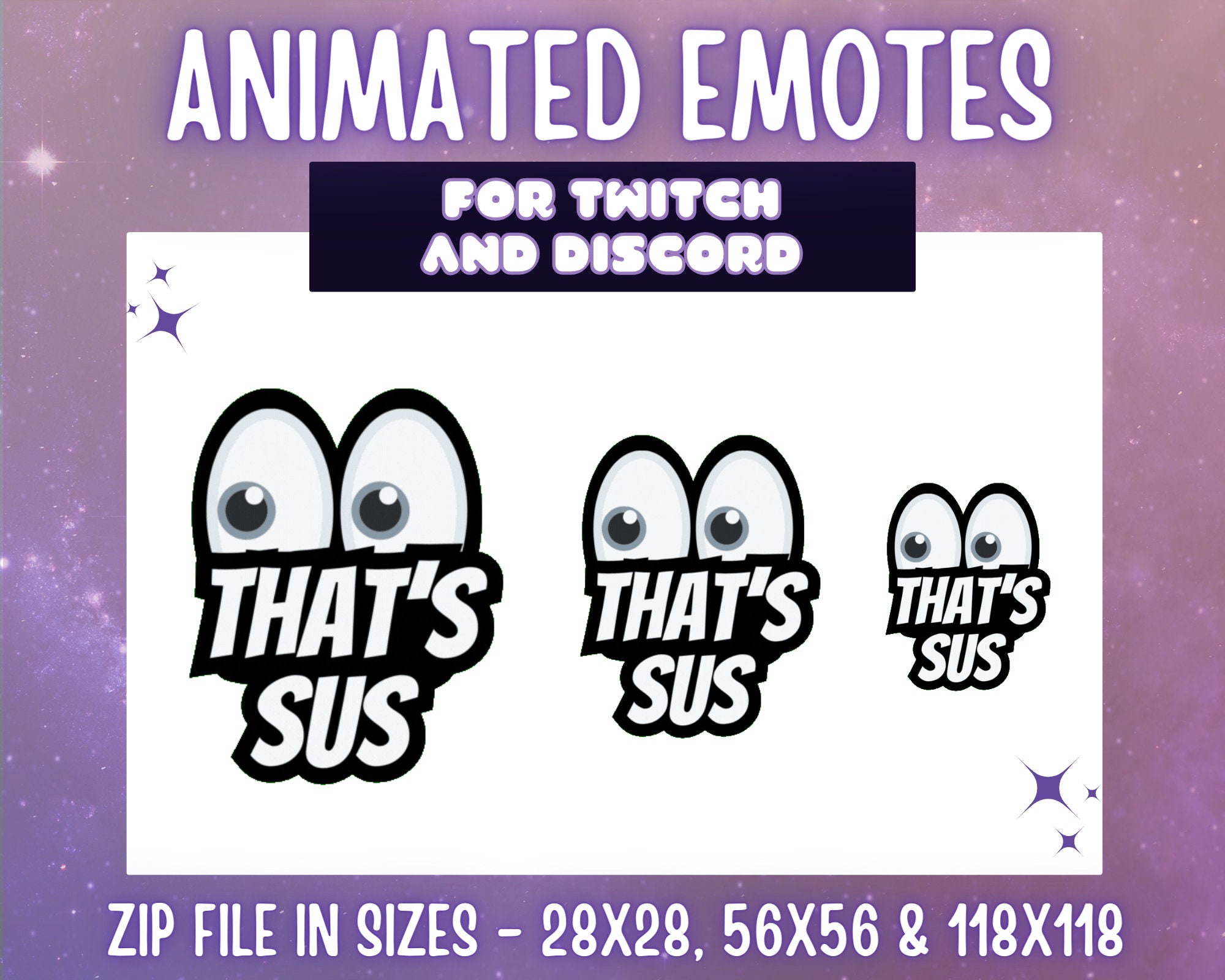 That's Sus Eyes Emote Animated | Sus Emote | Chat Emotes | Twitch ...