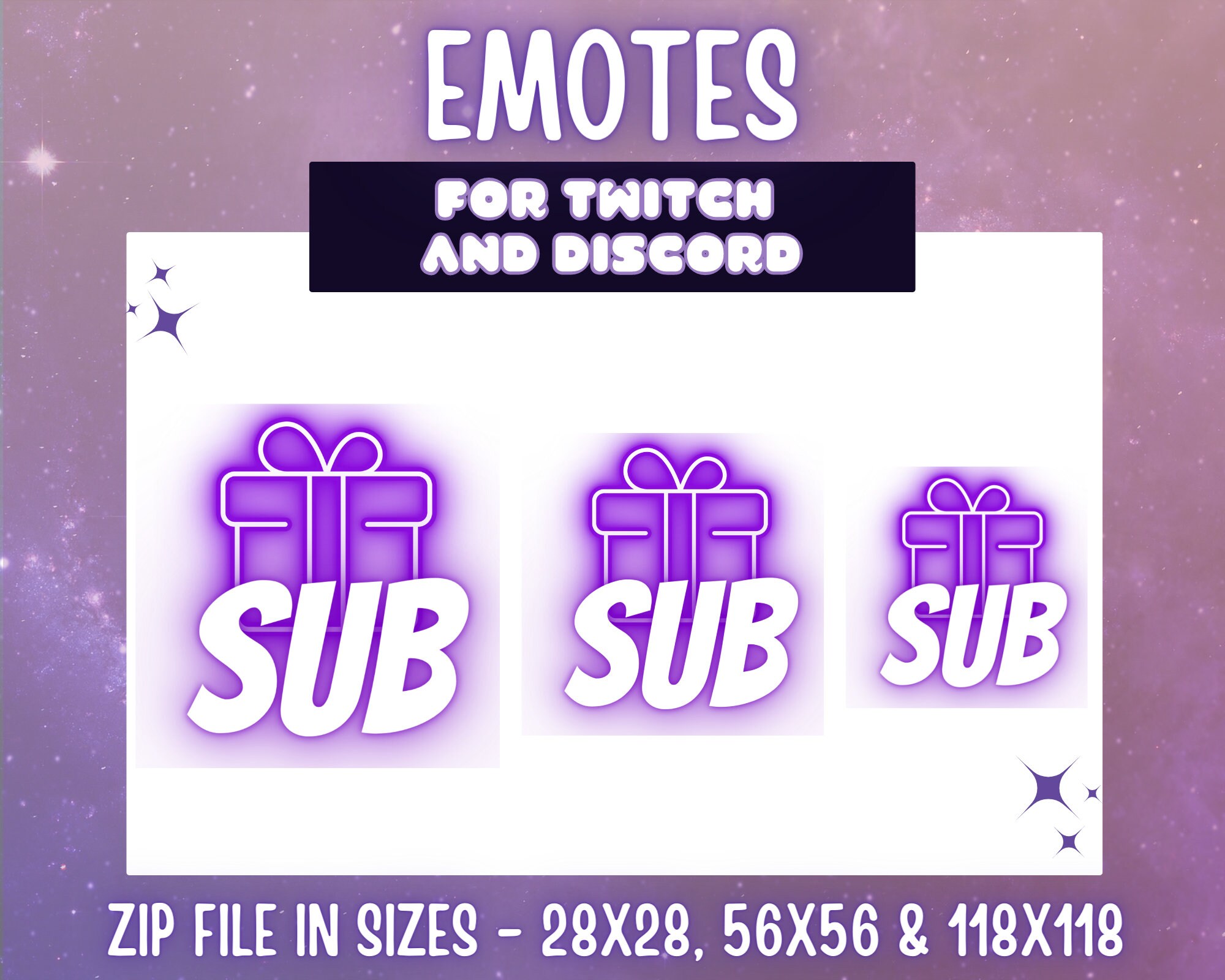 Sub Hype Emote | Sub Emote | Hype Emote | Neon Emote | Twitch Emotes - Etsy