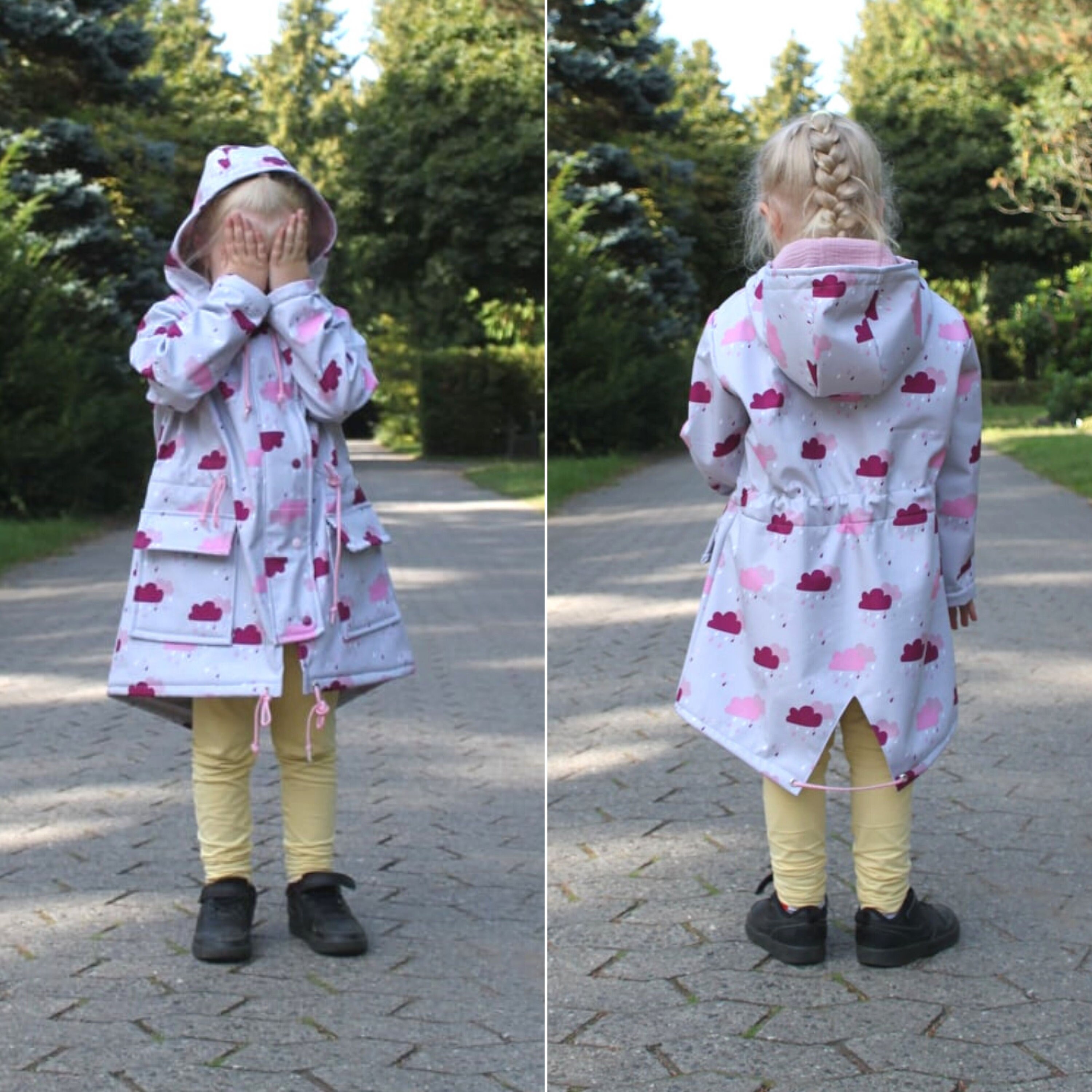 Pdf Sewing Pattern Parka for Kids Sewing Pattern Softshell Jacket Sewing Pattern Kids Parka ...