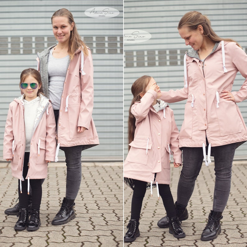 Pdf Sewing Pattern Parka for Kids Sewing Pattern Softshell Jacket ...