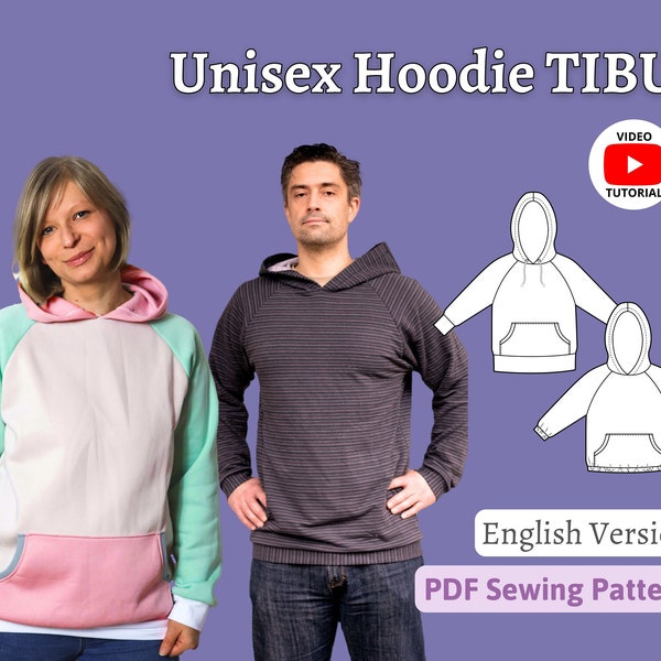 Mens Hoodie Sewing Pattern - Etsy