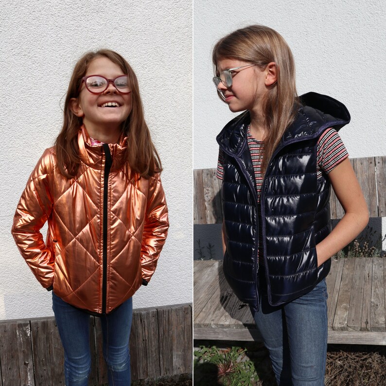 Sewing Pattern Children's Jacket Sewing Pattern Quilted Jacket Sewing ...