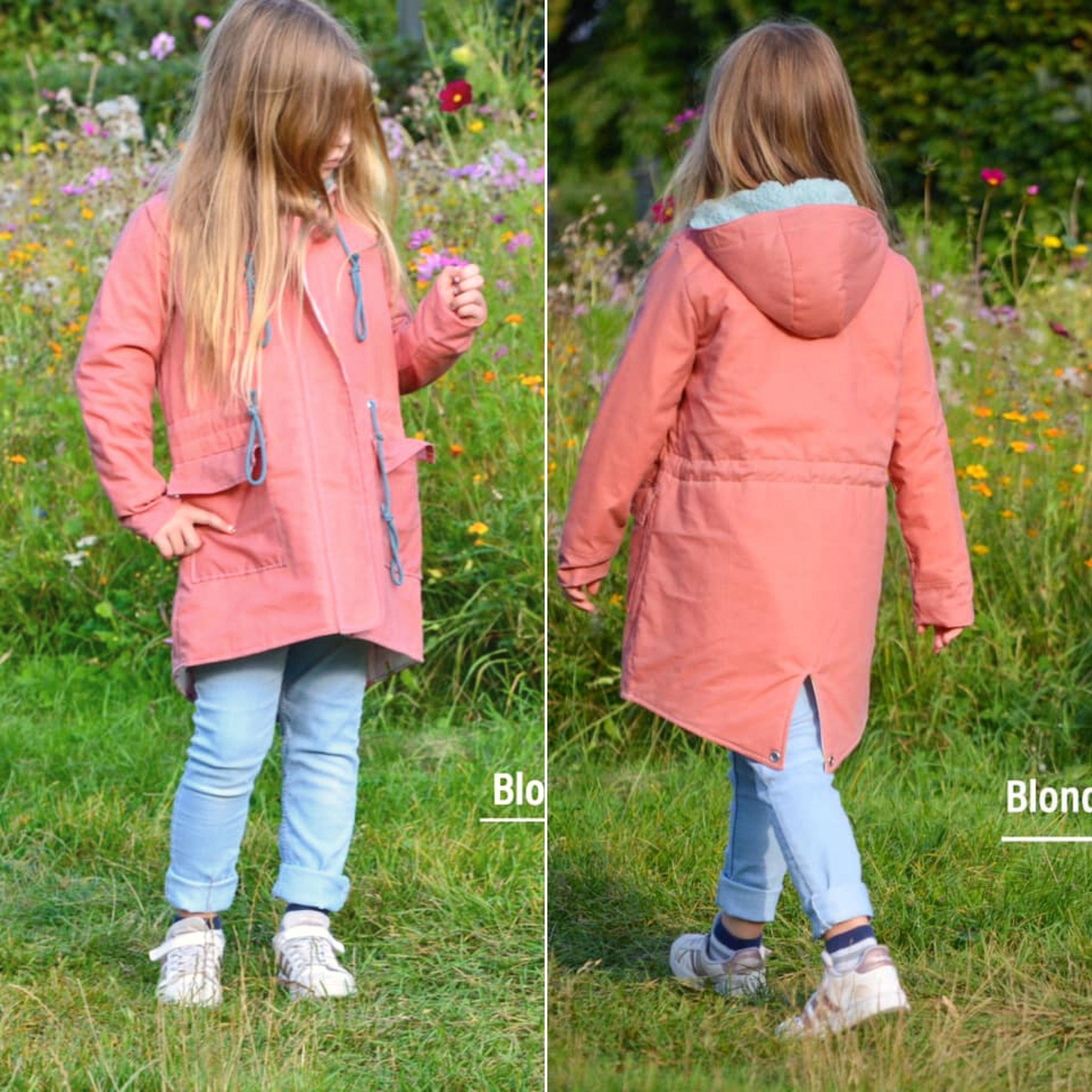 Pdf Sewing Pattern Parka for Kids Sewing Pattern Softshell Jacket ...