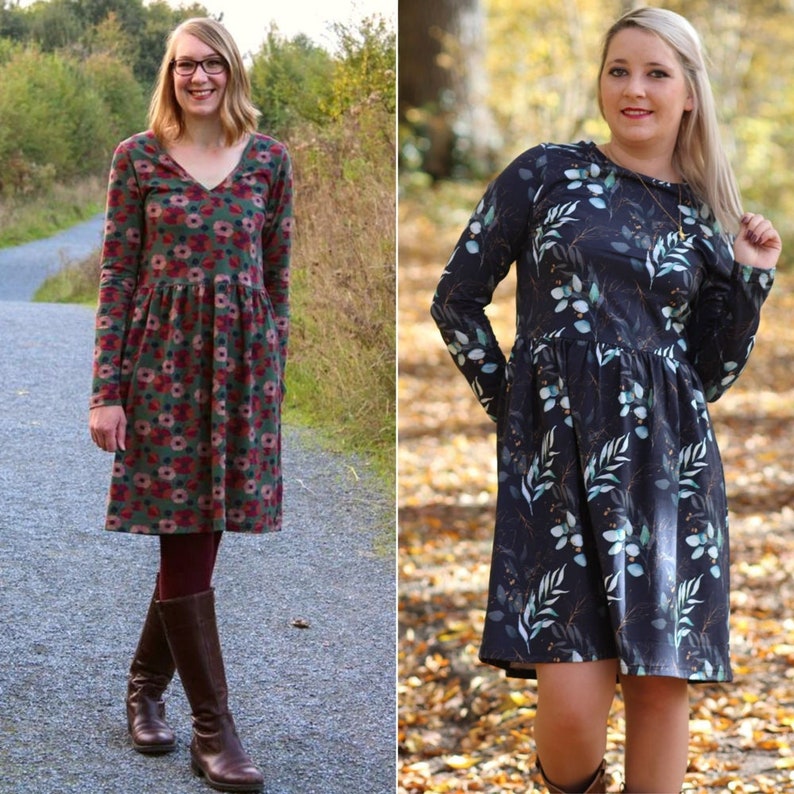 Easy Sewing Pattern Dress Sewing Pattern for Knit Fabrics Sewing ...