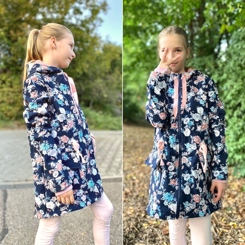 Pdf Sewing Pattern Parka for Kids Sewing Pattern Softshell Jacket ...