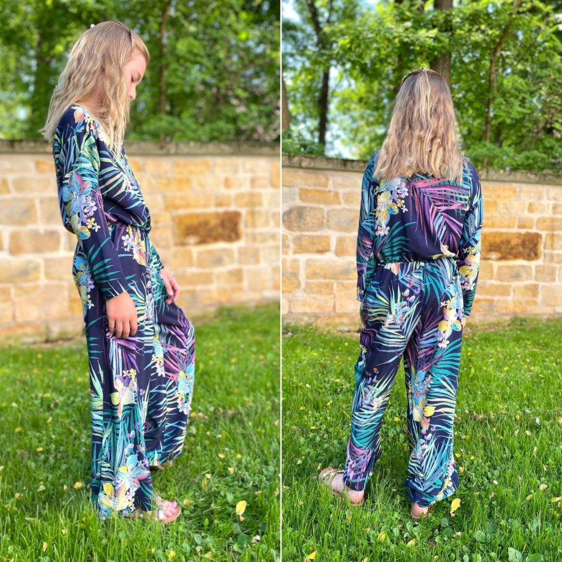 Schnittmuster Mädchen Jumpsuit Schnittmuster Jumpsuit Lange Hose ...