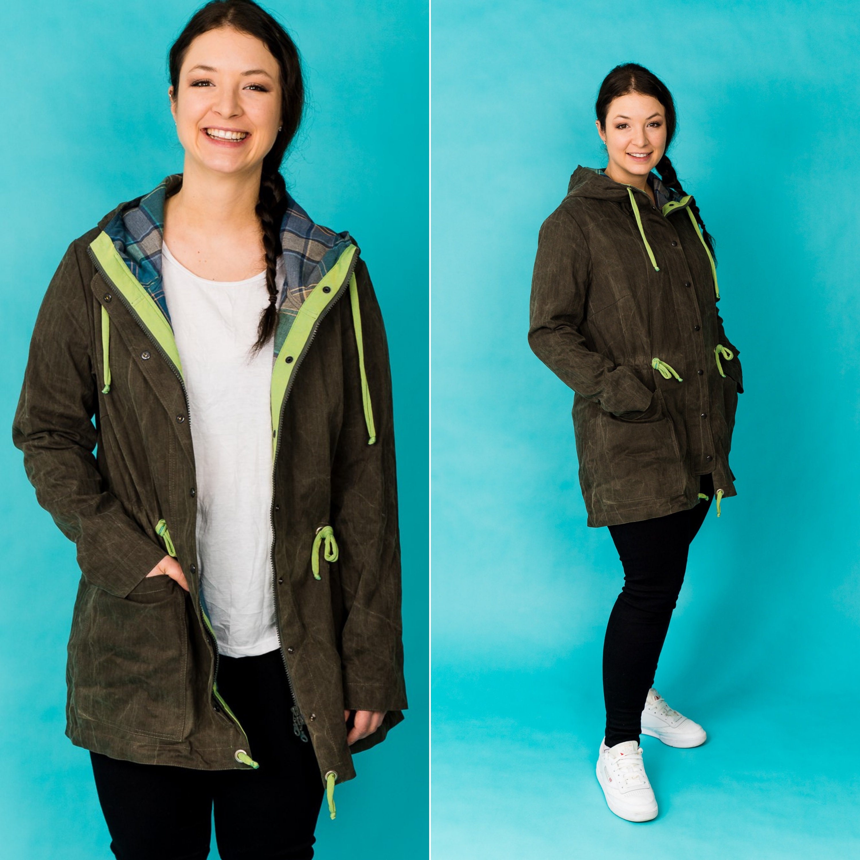 Sewing Pattern Ladies Parka Sewing Pattern Softshell Jacket Sewing ...