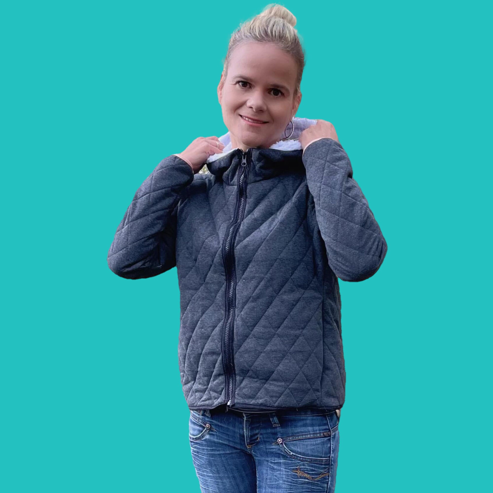 Sewing Pattern Women's Jacket Sewing Pattern Quilted Jacket Sewing ...