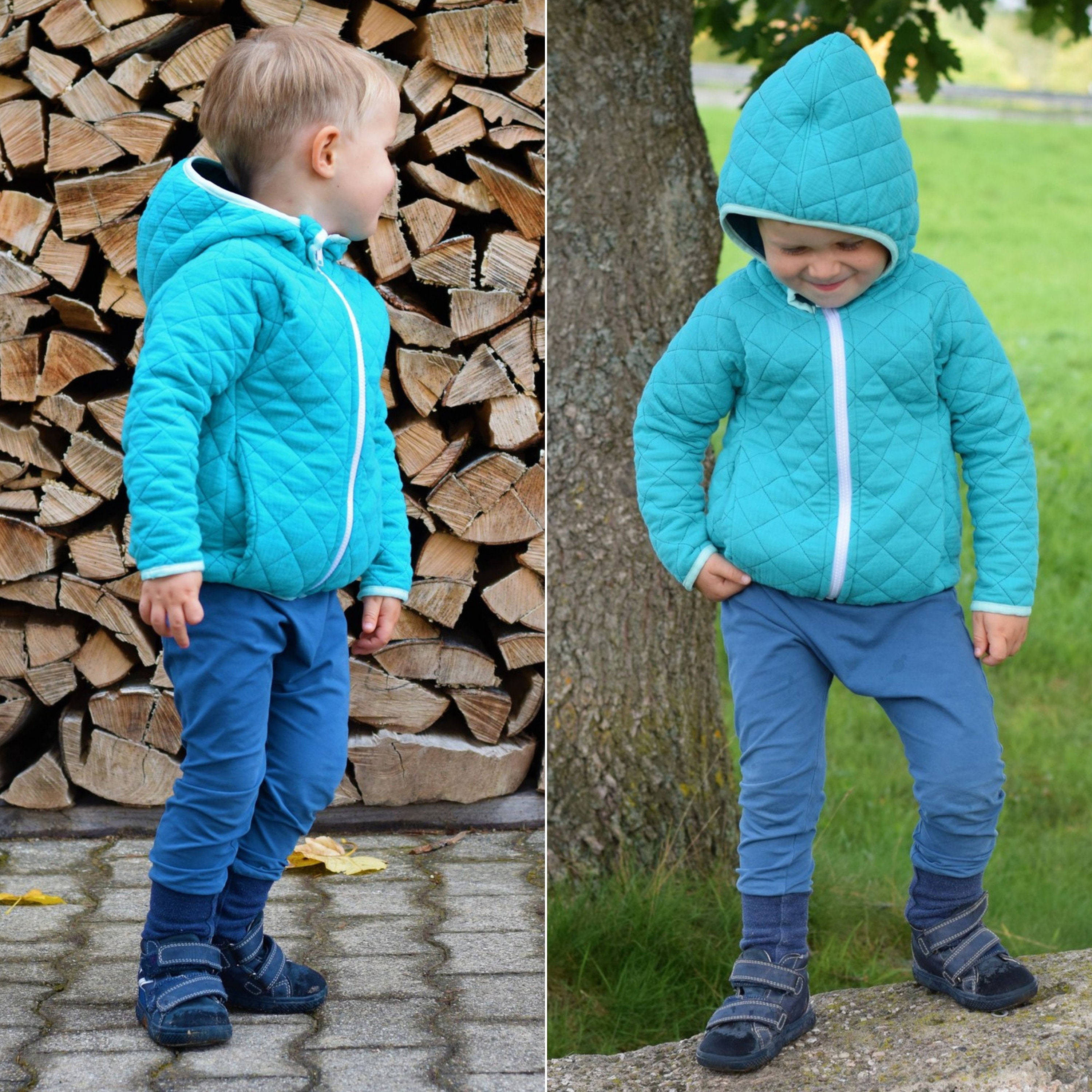 Sewing Pattern Children's Jacket Sewing Pattern Quilted Jacket Sewing ...