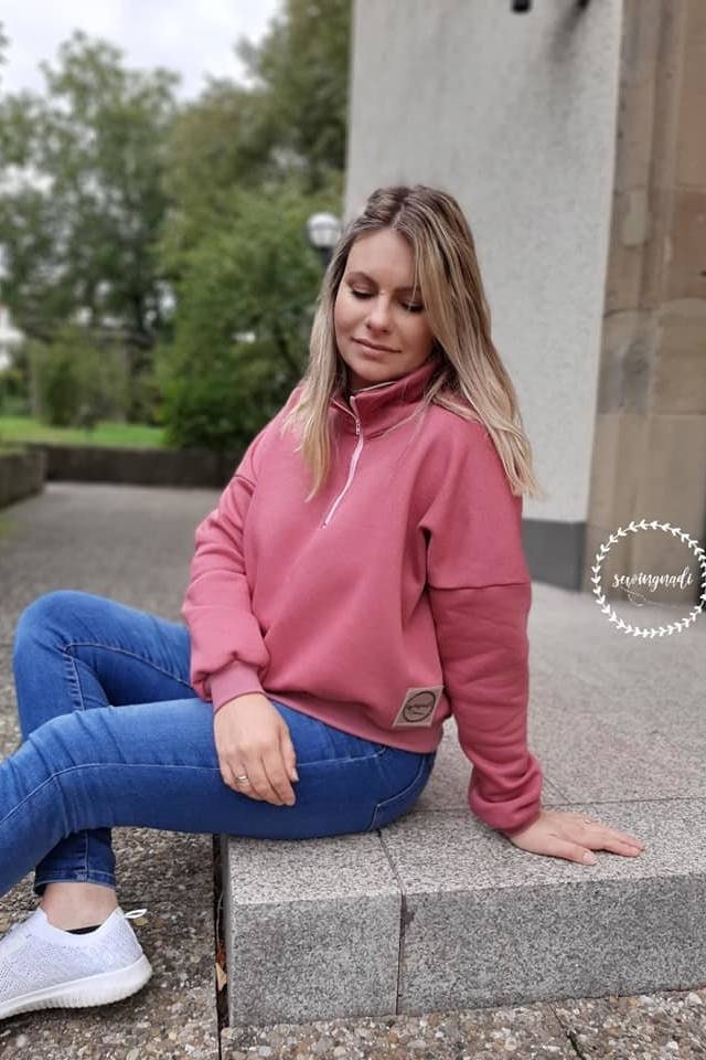 Sewing Pattern Women Half-zip Pattern Men Sweater Sewing Pattern ...