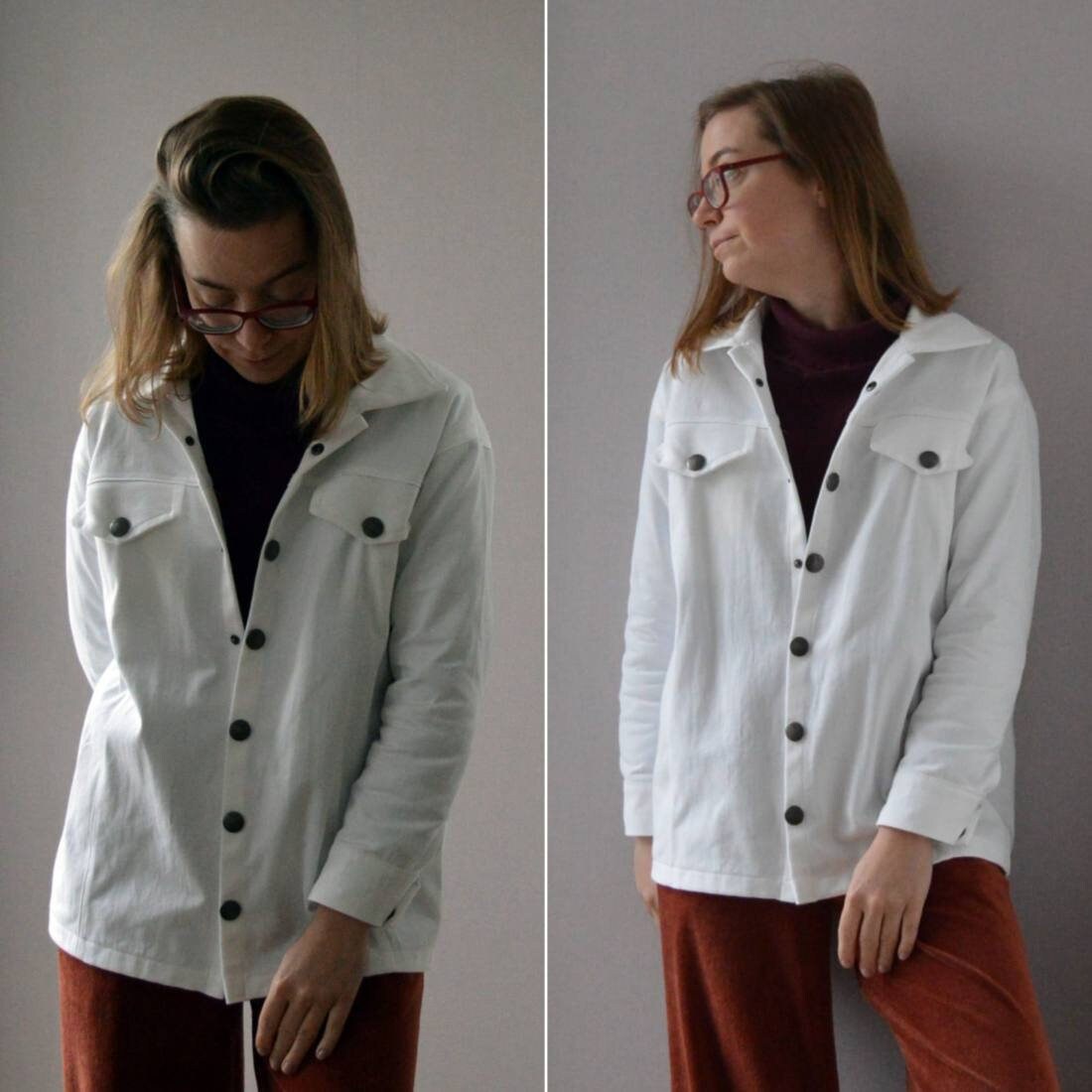 Sewing Pattern Shaket Sewing Pattern Shirt Jacket Women Sewing Pattern ...