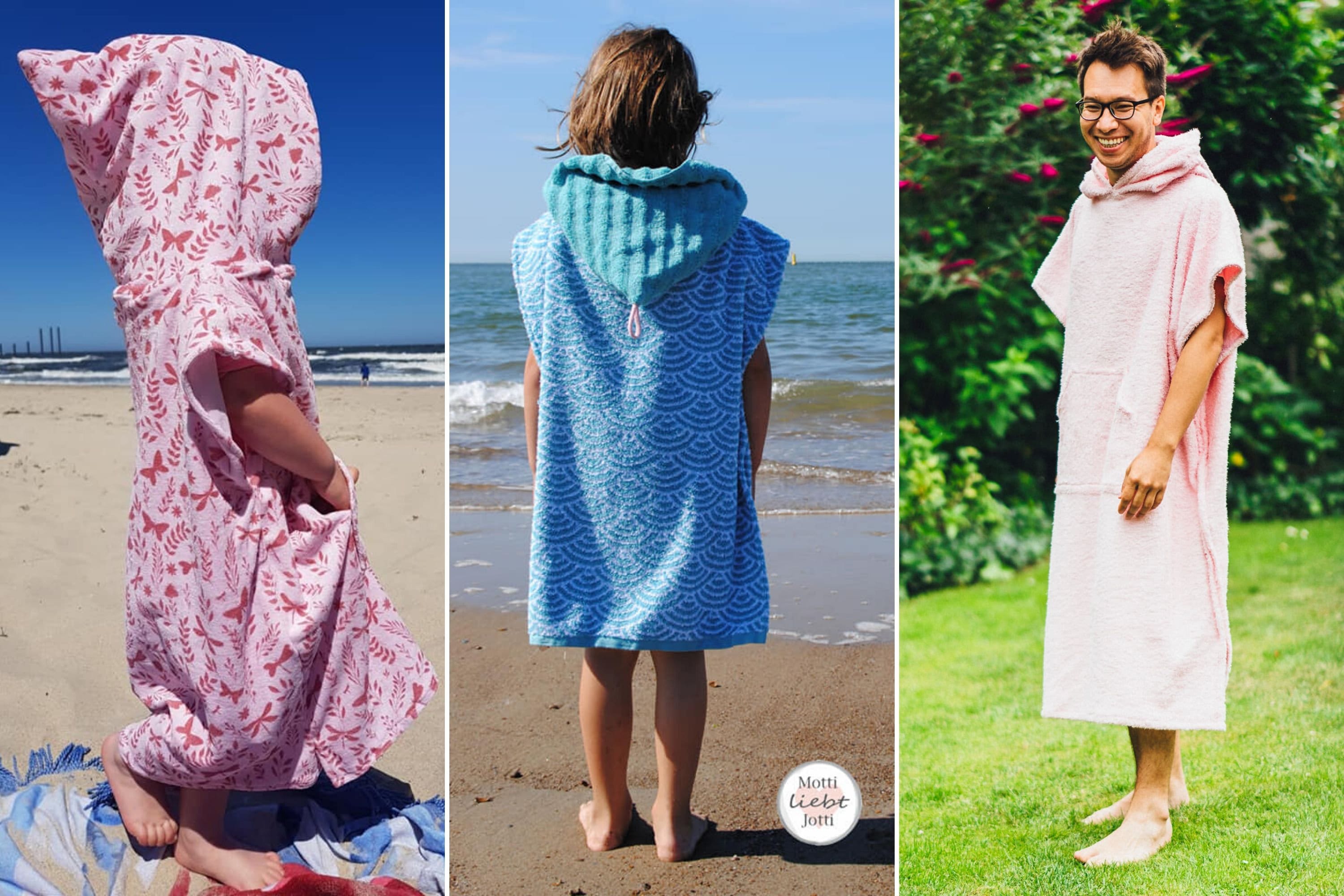 Sewing Pattern Bathing Poncho Sewing Pattern Surf Poncho Sewing Pattern ...