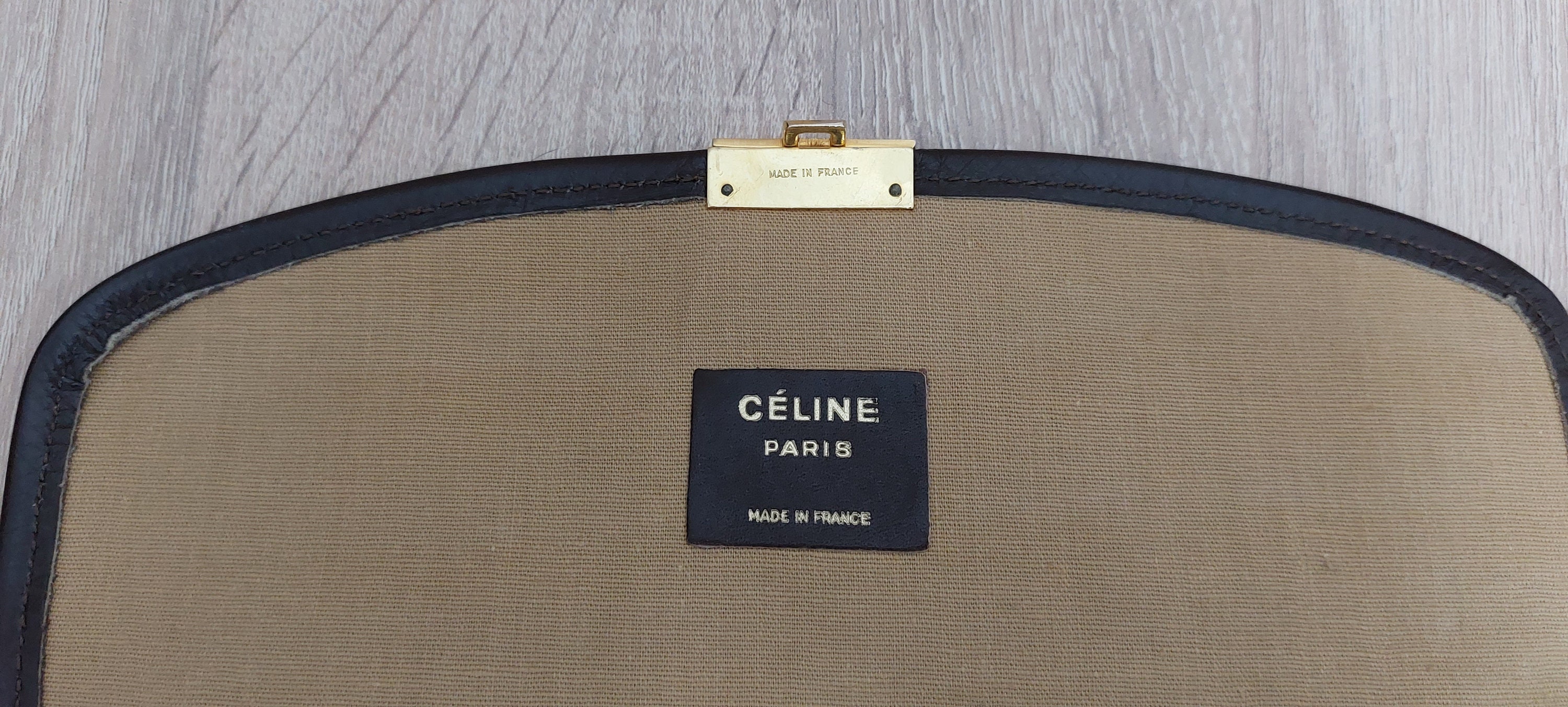 Vintage Celine Paris Bag 90's Luxury Hand Purse/ Antique Celine Front ...