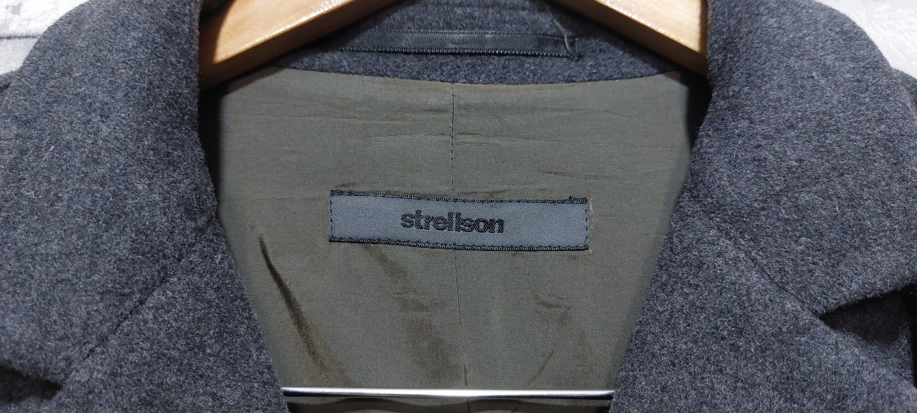 Vintage Strellson Wool Trench Coat Size: 54/ XL/ Retro Strellson Coat ...