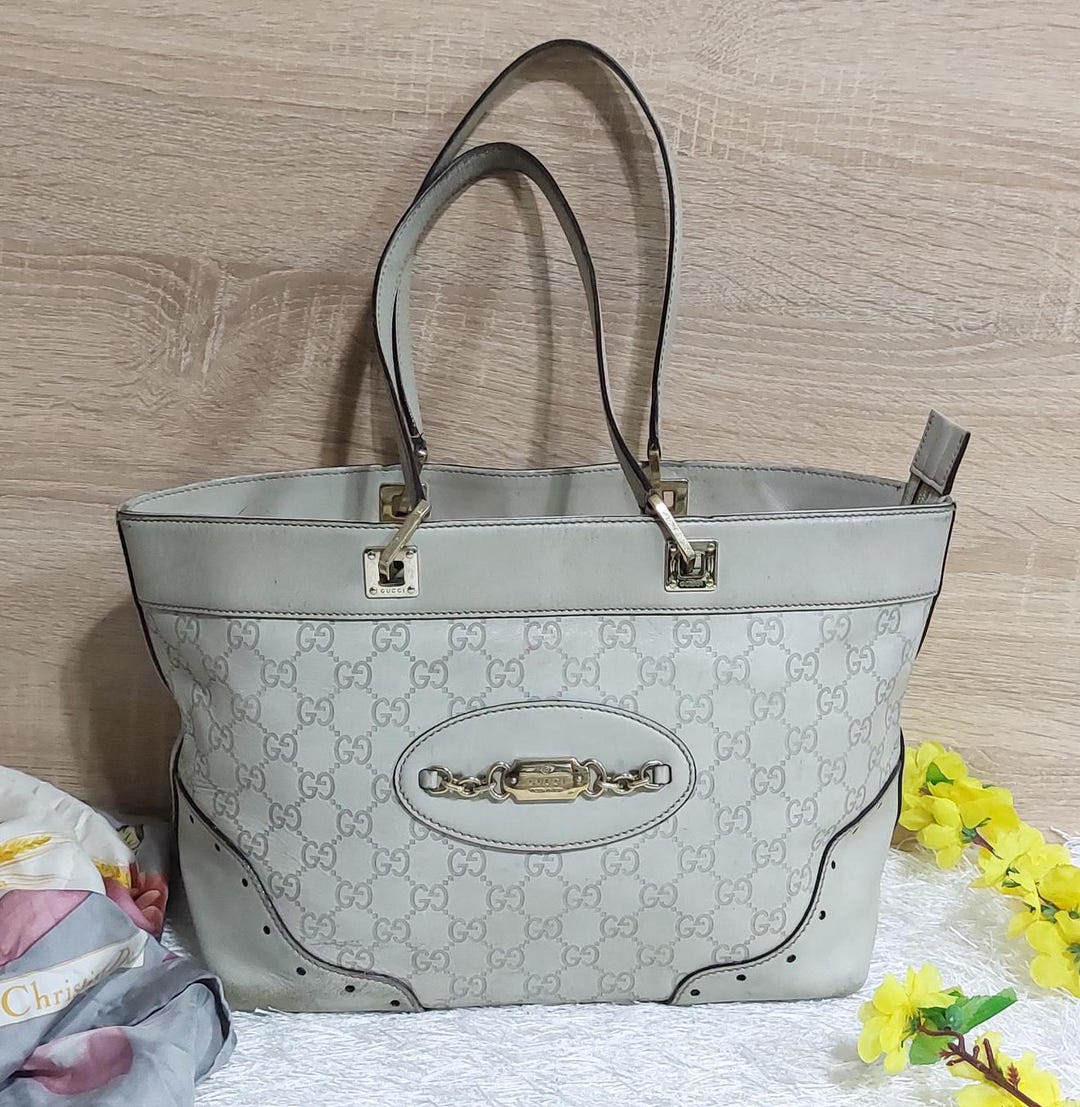 Authentic Gucci Made in Italy Leather Bag -luxury Gucci Hand Purse ...