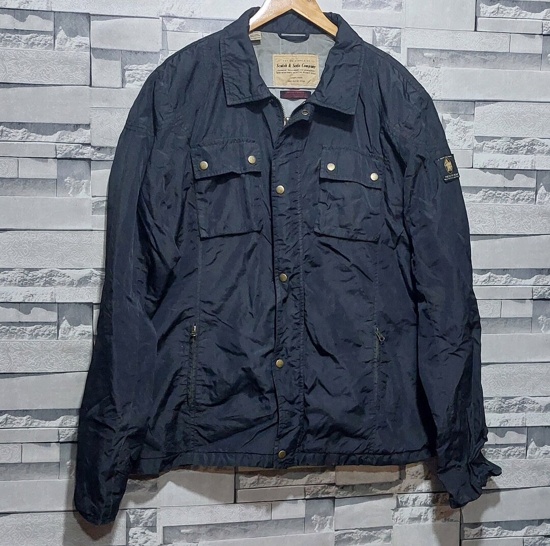 Authentic Scotch & Soda Company Flyers Jacket Size: 2X/ Antique Scotch ...