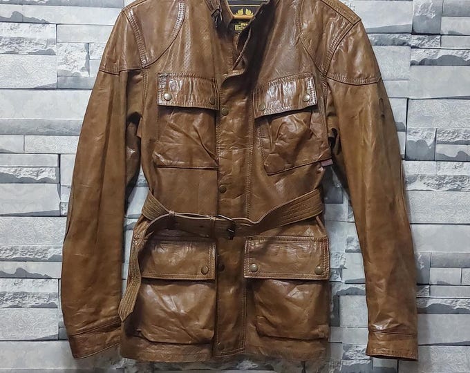 Belstaff Panther 1966 Motorcycle Biker Leather David Beckham Rider Size XXL - Etsy Canada