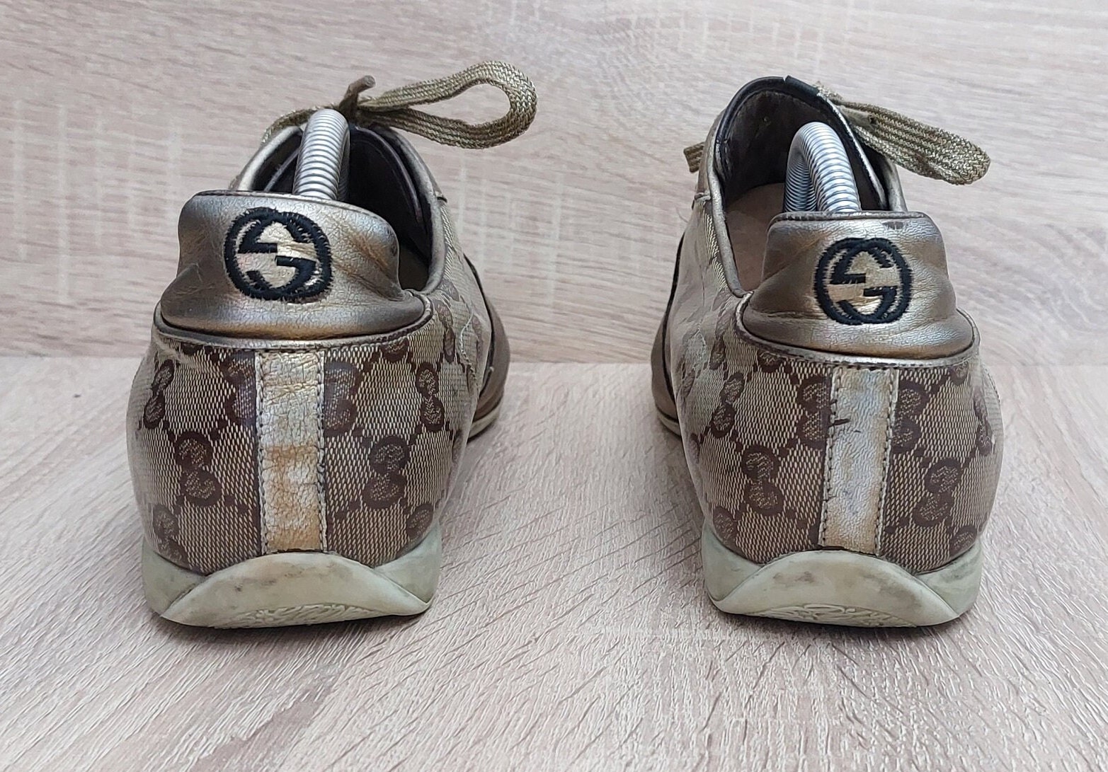 Vintage Gucci Shoes Sneakers Size: UK 7.5 US 8 / 41 EUR/ Antique Gucci ...