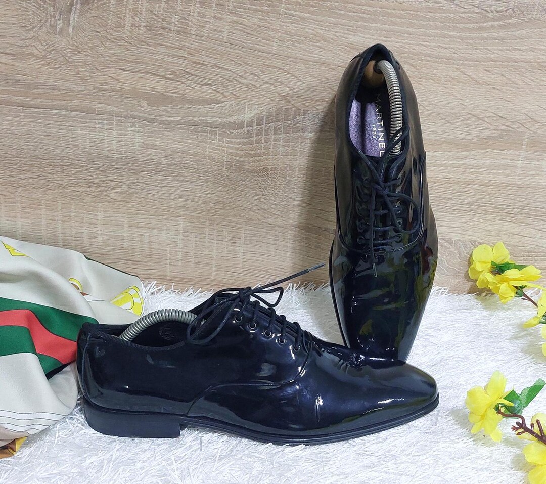 Antique Martinelli Leather Lace Leather Shoe Size: 39 EUR/ Vintage ...