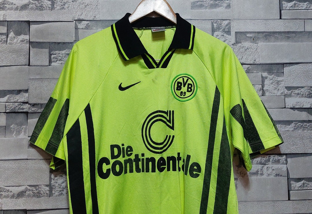 Nike BVB Borussia Dortmund Die Continentale Football Soccer Jersey T ...