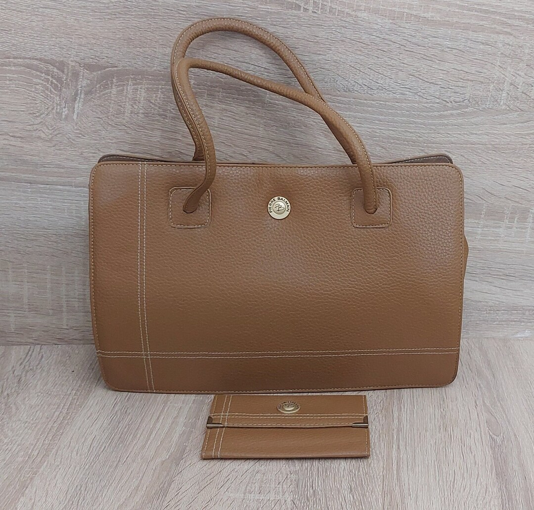 Antique PIERRE BALMAIN Paris PVC Bag Vintage Hand Purse/ Authentic ...