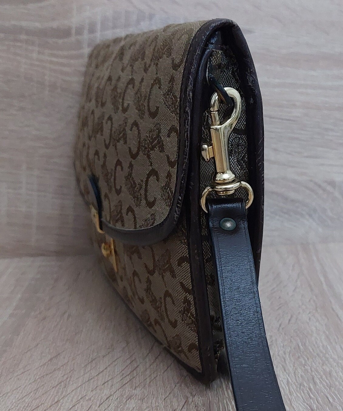 Vintage Celine Paris Bag 90's Luxury Hand Purse/ Antique Celine Front ...