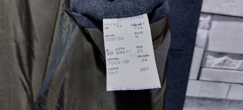 Vintage Strellson Wool Trench Coat Size: 54/ XL/ Retro Strellson Coat ...