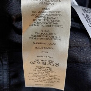 Luxury Burberry Real Shearling Collar Coat Size: 44/ S M/ XL W ...