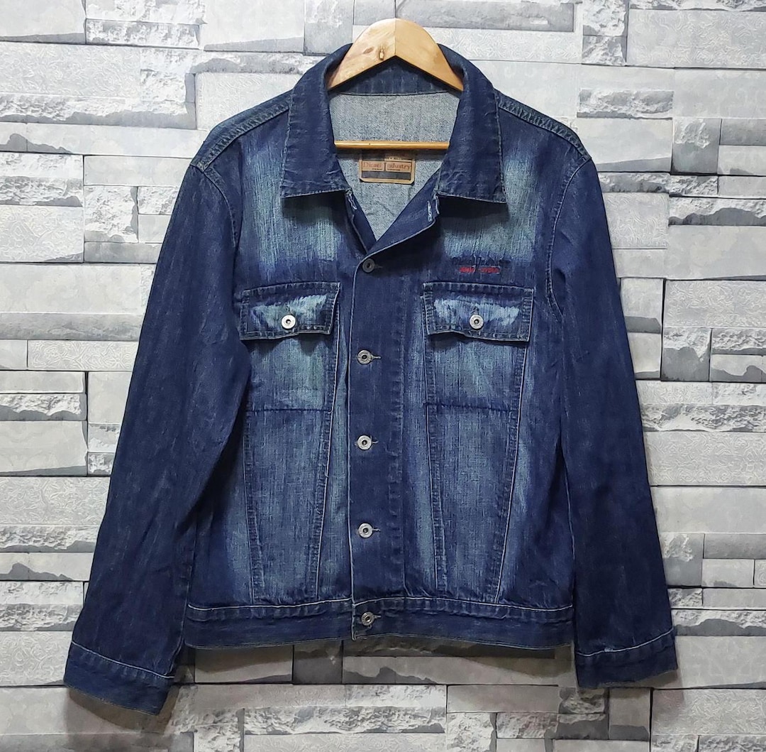 Vintage 90s DIESEL Industry Jacket Size: M/ Authentic DIESEL Jacket ...