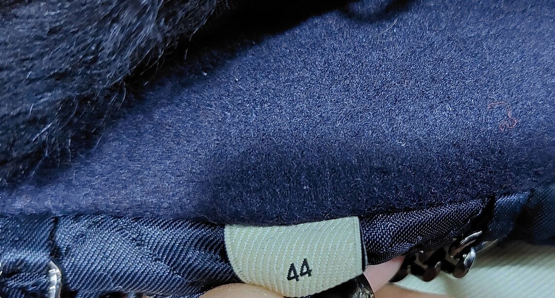 Luxury Burberry Real Shearling Collar Coat Size: 44/ S M/ XL W ...