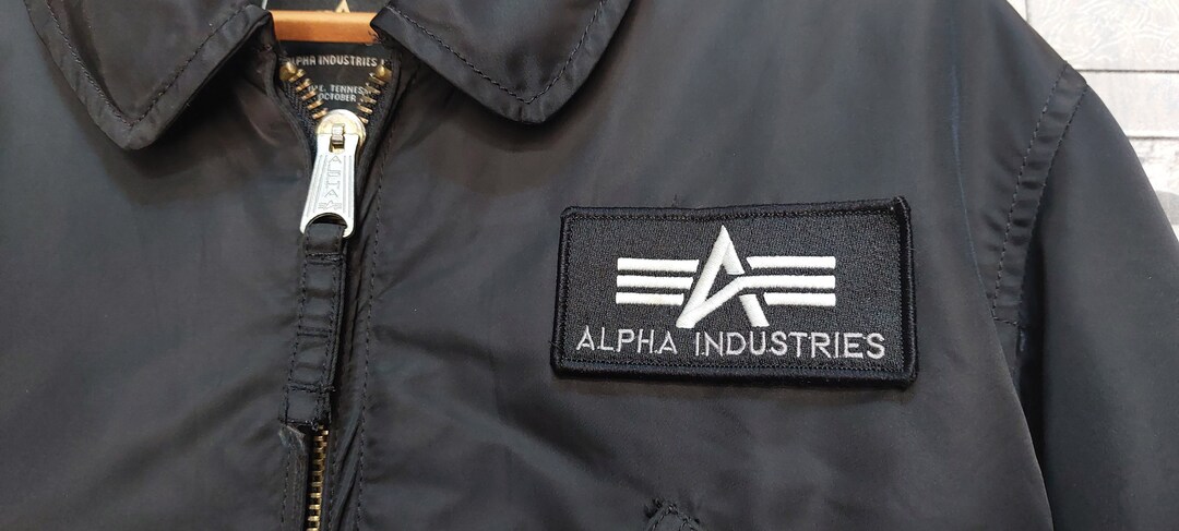 Vintage 90s Alpha Industries Flyers USA Jacket Size: S/ Antique Bomber ...