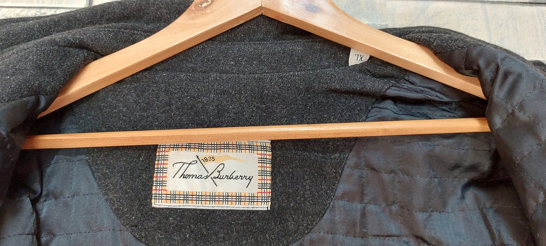 Luxury Thomas Burberry Jacket Size: XL/ Antique Thomas Burberry Coat ...