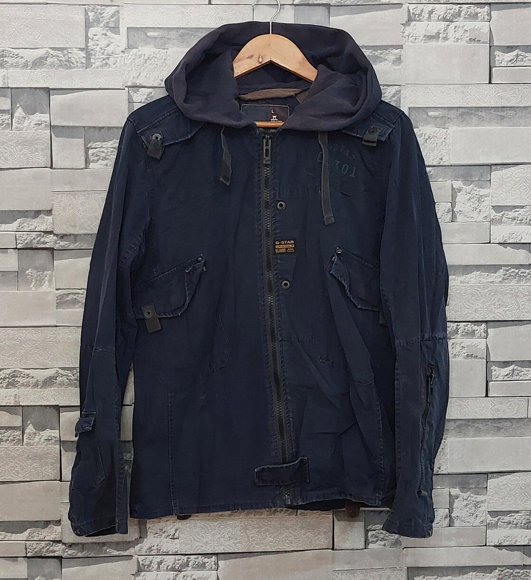 Vintage G-star Jacket Size: L/ Antique G-star Raw Motorcycle Jacket ...