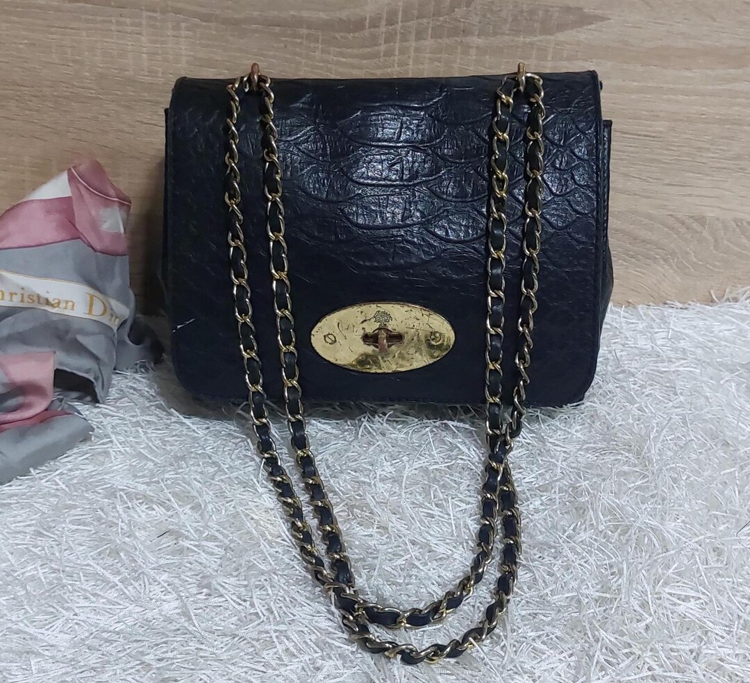 Authentic MULBERRY Leather Shoulder Bag - Vintage MULBERRY Hand Purse ...