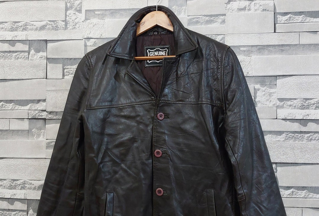 Authentic PEP WEAR Leather Jacket Size: XS Men/ M Women/ Antique ...