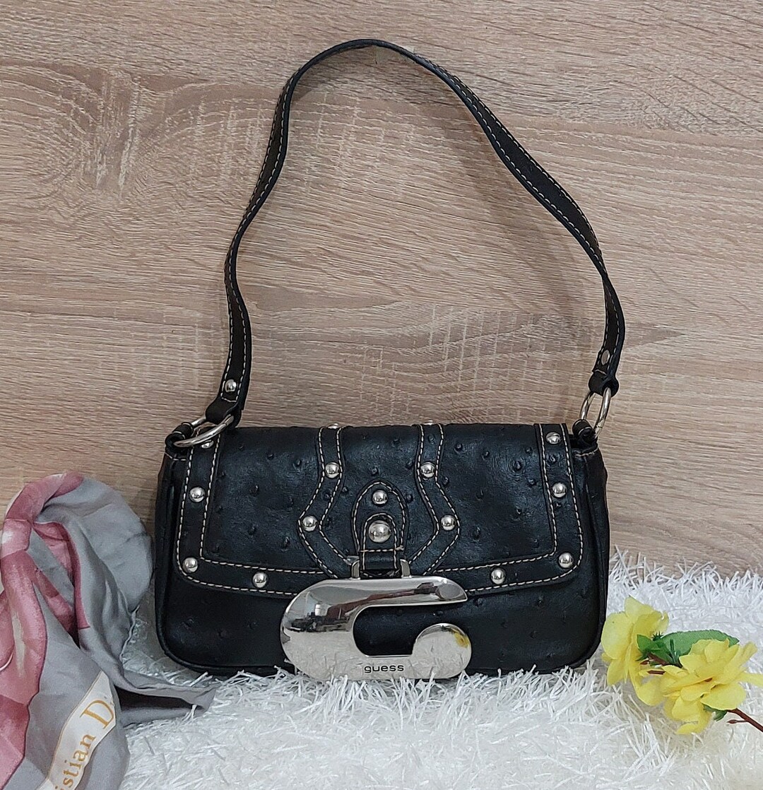 Antique GUESS Bag - Authentic GUESS Hand Purse/ Vintage Retro Guess ...