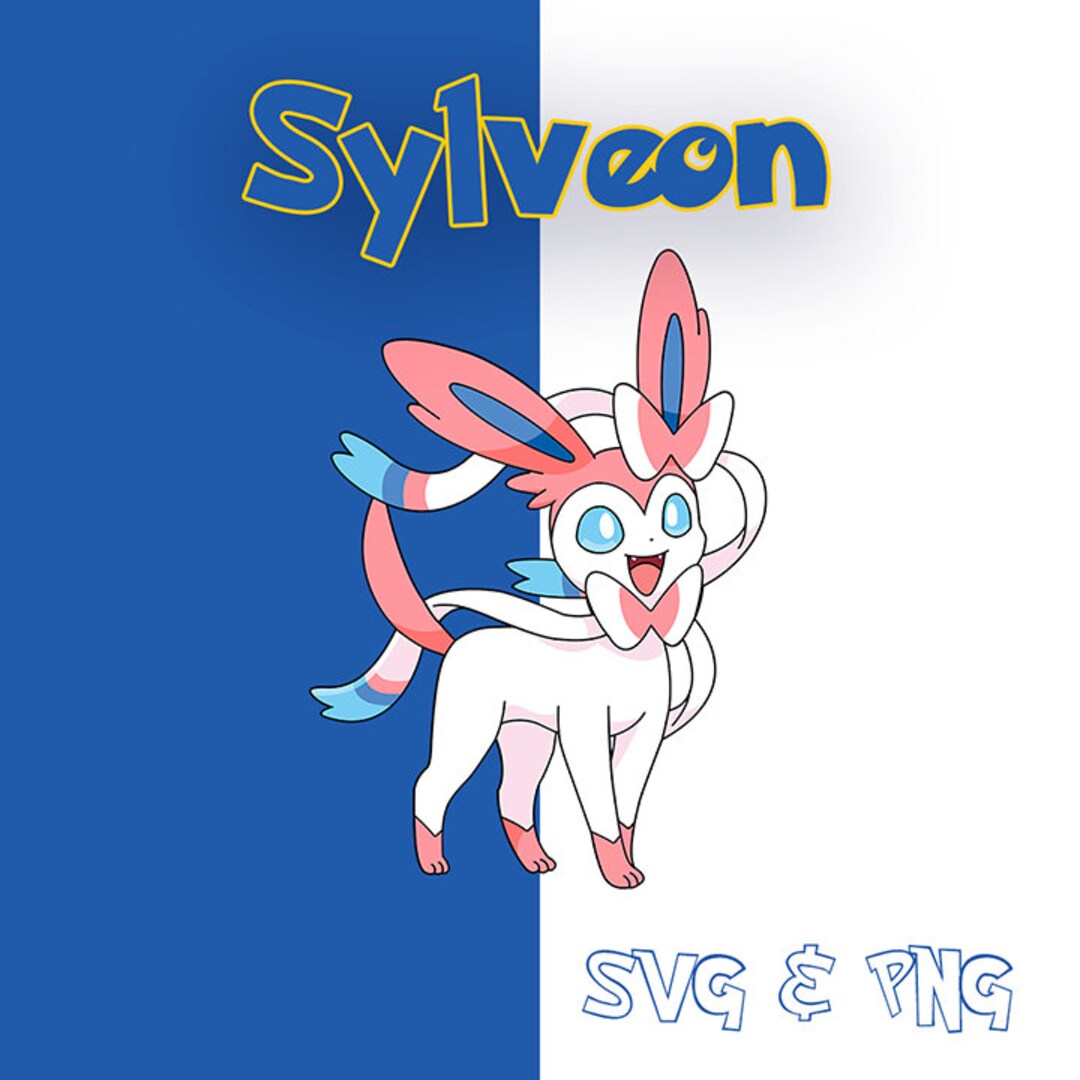 Pokemon SVG & PNG Sylveon, Eeveelution Layered, SVG for Cricut. - Etsy
