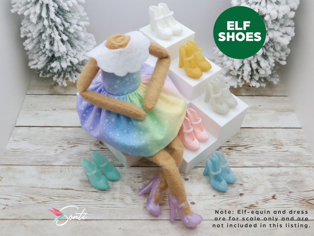 Christmas Elf Shoes, Elf High Heels, Elf Sneakers, Elf Accessories, Elf ...