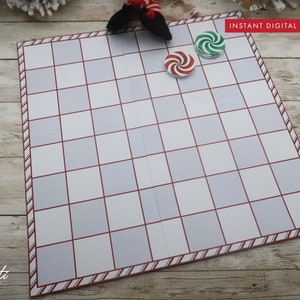 Christmas Printable Elf Checkers, Elf Games, Elf Kit, Elf Ideas, Elf ...