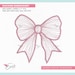 Coquette Embroidery Design, Bow Bundle, Mini Bow Embroidery Design ...