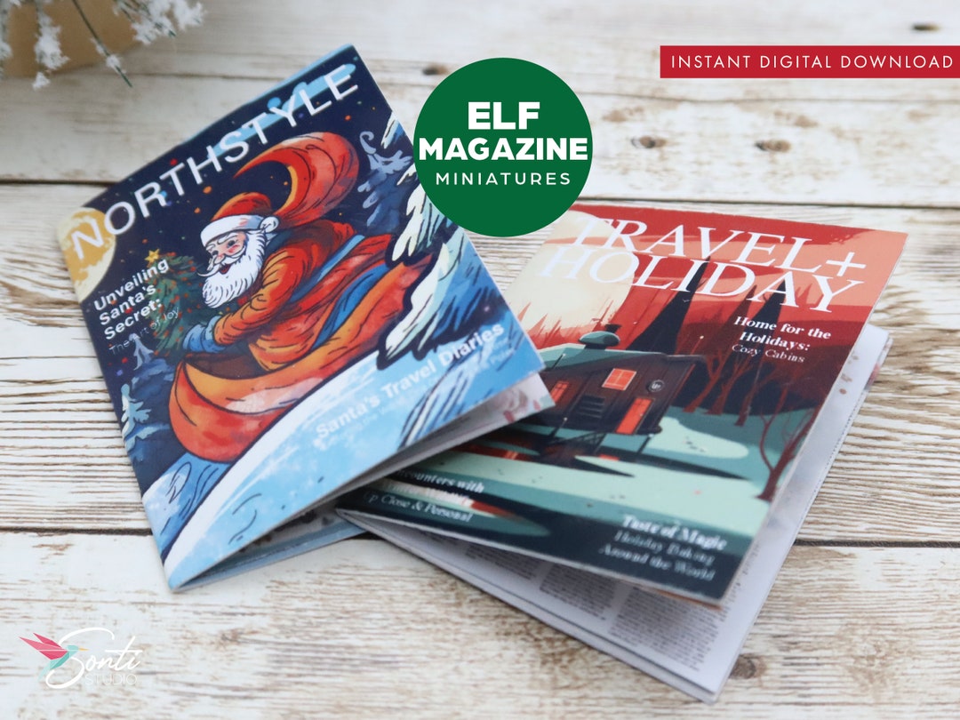 Elf Printable Magazine Christmas, Elf Kit, Elf Ideas, Elf Accessories ...