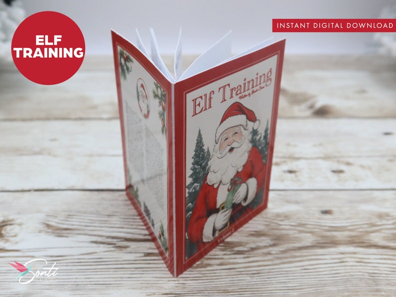 Elf Printable Mini Book, Elf Training Manual, Elf Baby Ideas, Elf Kit ...