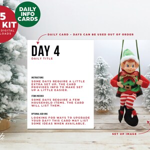 Christmas Elf 24 Day Kit, Elf Ideas, Elf Return, Elf Accessories, Elf ...