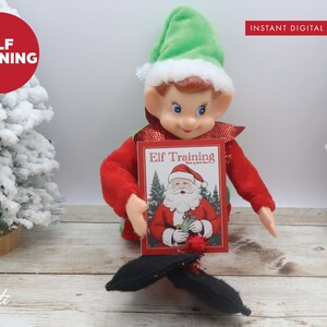 Elf Printable Mini Book, Elf Training Manual, Elf Baby Ideas, Elf Kit ...