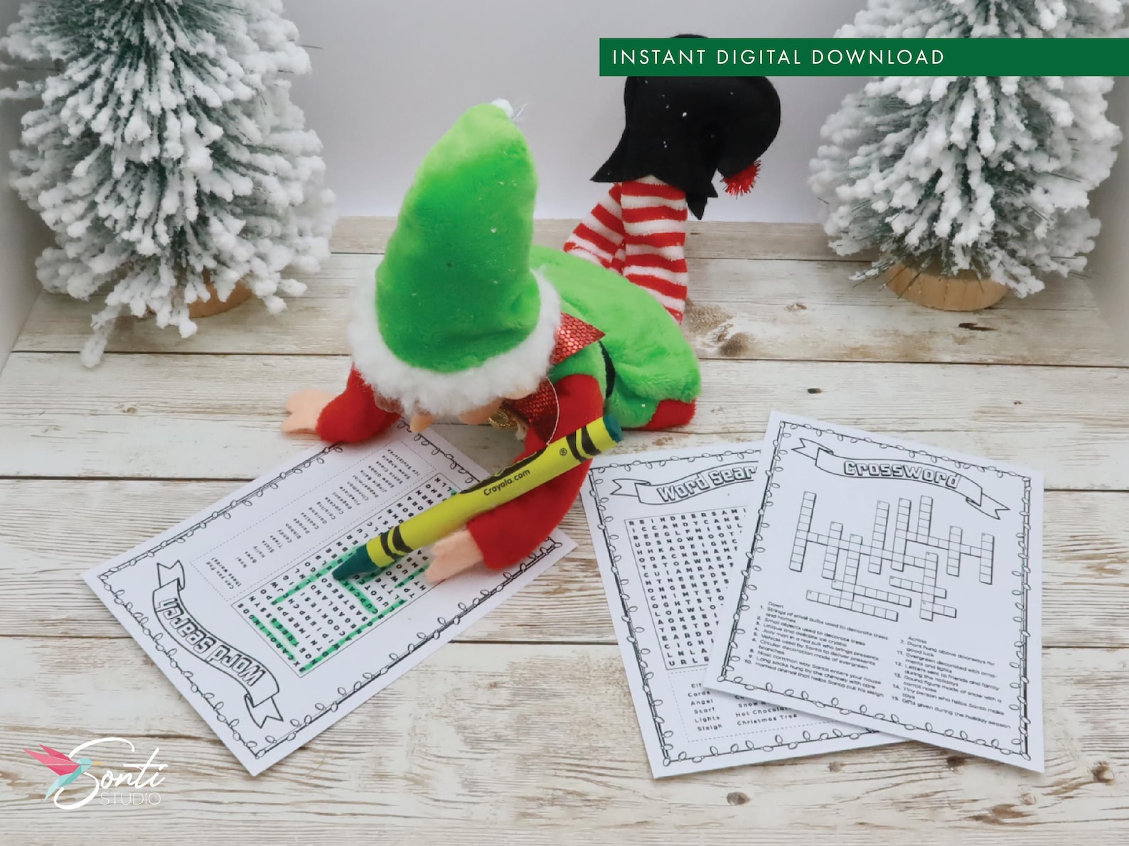 Christmas Elf Word Search, Elf Activity Sheets, Elf Printables, Elf ...